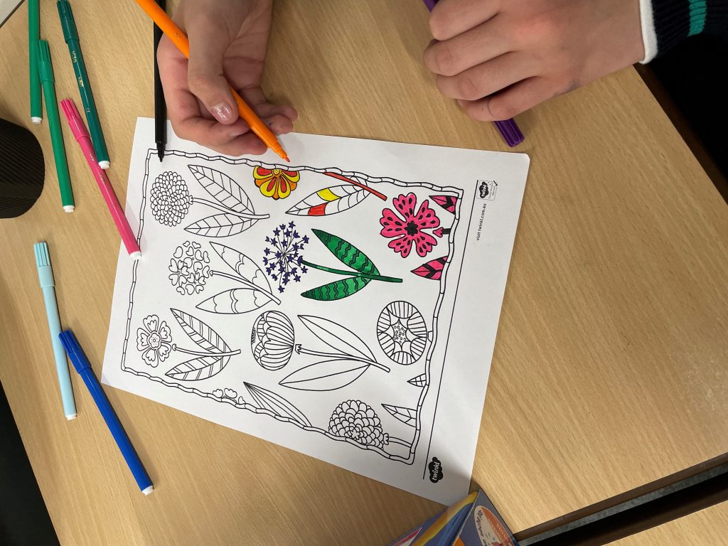 Mindfulness Colouring 2 - Wellington School